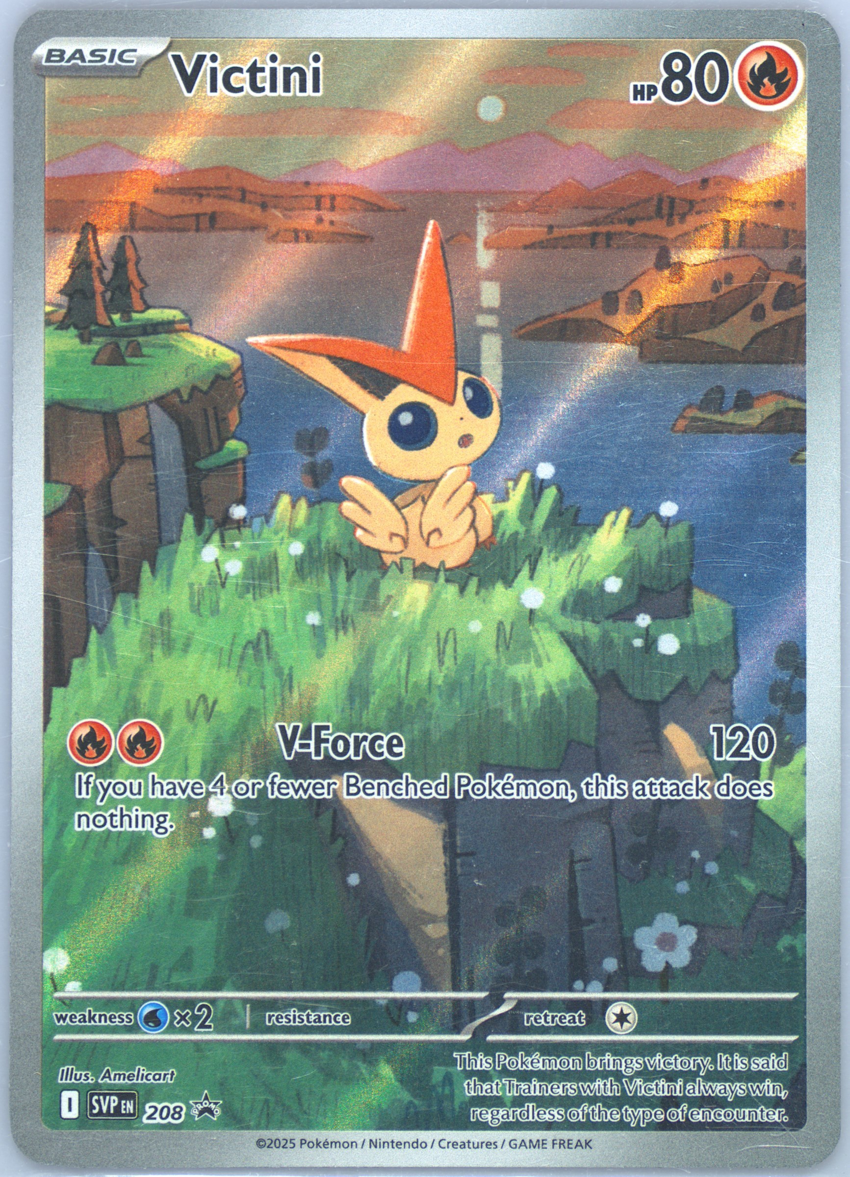 Victini Unova Victini Illustration Collection (208) 2025 Pokemon Svp EN ...