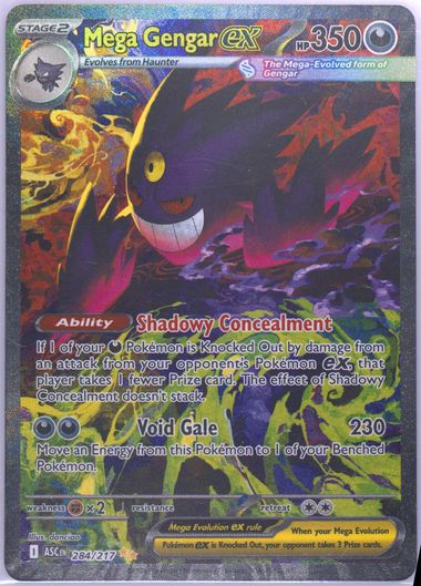 Mega Gengar EX Special Illustration Rare (284) 2026 Pokemon Asc EN ...