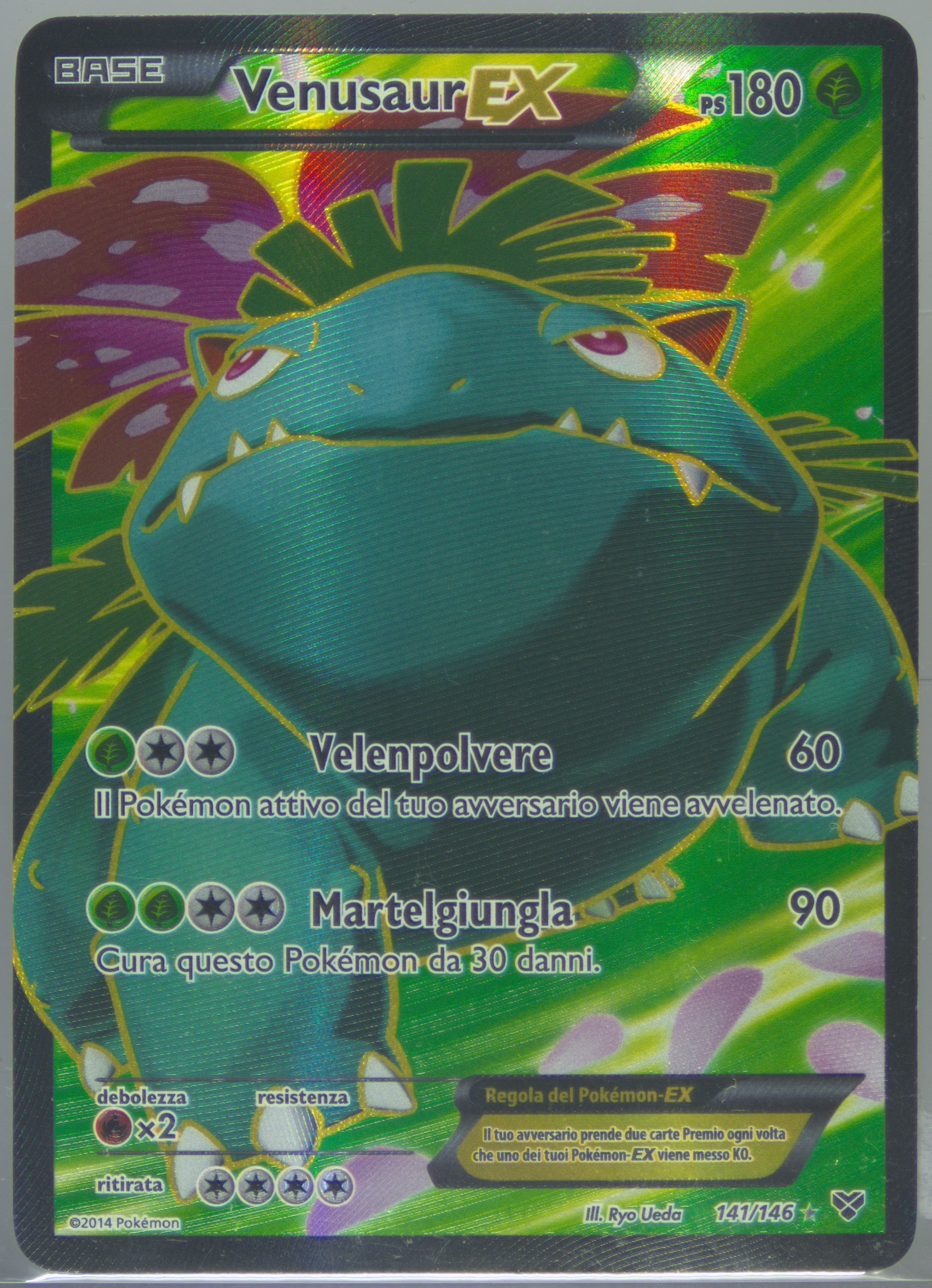 Full Art/Venusaur EX Italian (141) 2014 Pokemon XY - Pokémon Card Data
