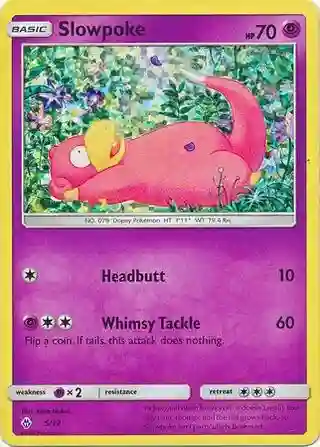 Slowpoke-Holo (5) 2018 Pokemon McDonald's Collection - Pokémon Card Data